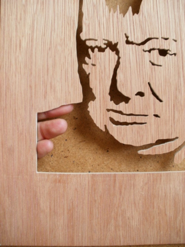 Banksy Punk Winston Churchill Stencil - Etsy UK