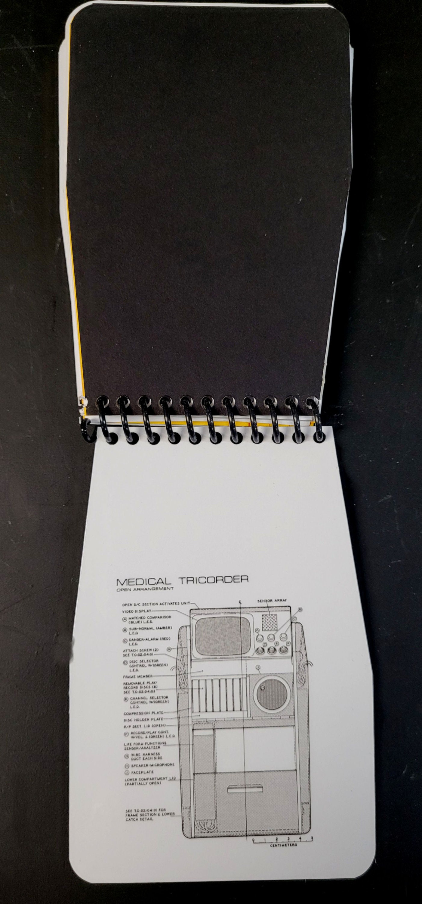 Star Ship Officer's Recorder Note Pad - Etsy