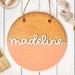 Modern Script Color Dip Name Sign - Etsy