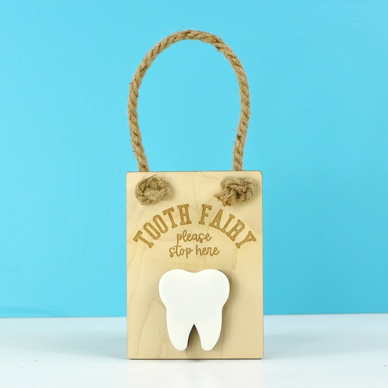 Tooth Fairy Sign With Pocket for Kids - Etsy