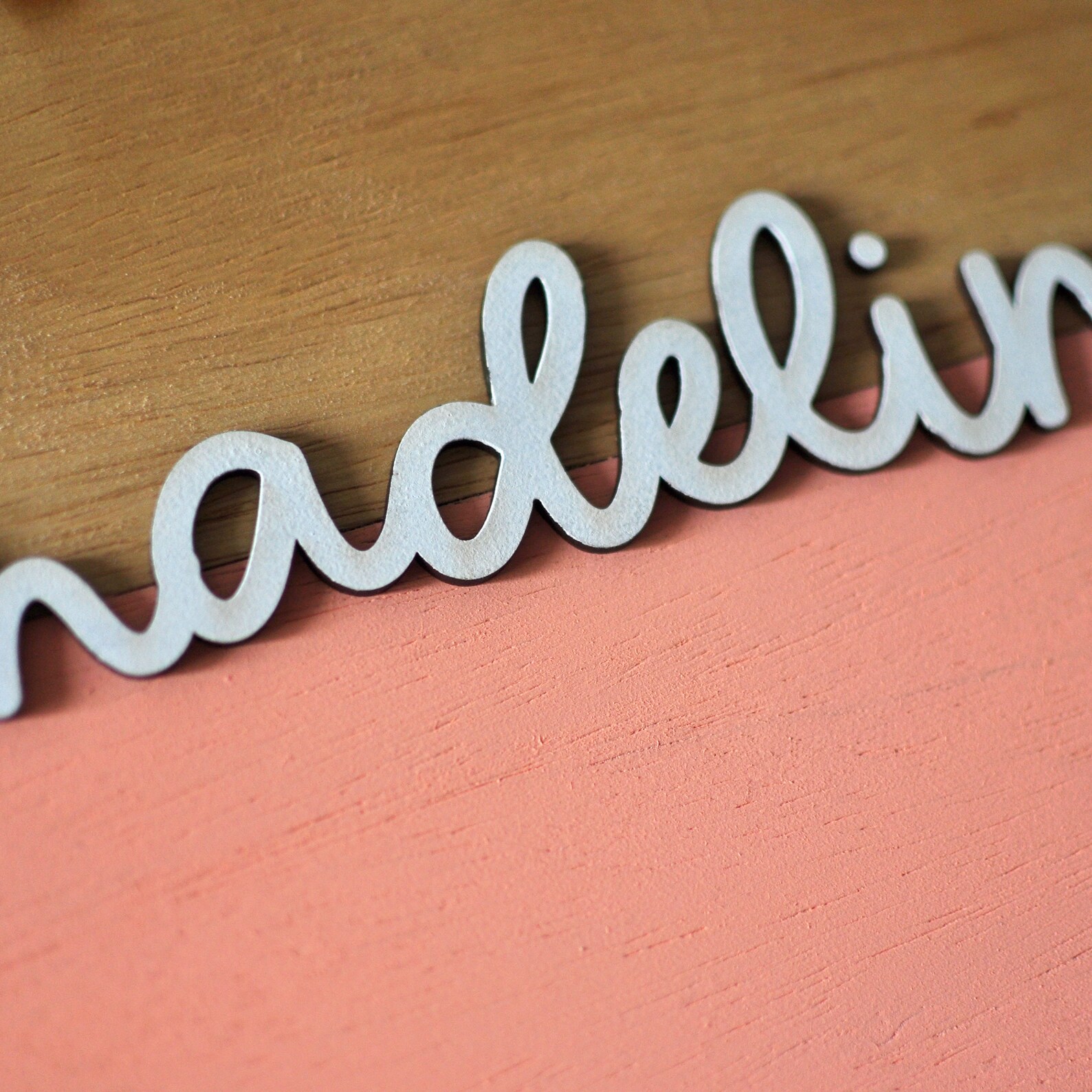 Modern Script Color Dip Name Sign - Etsy