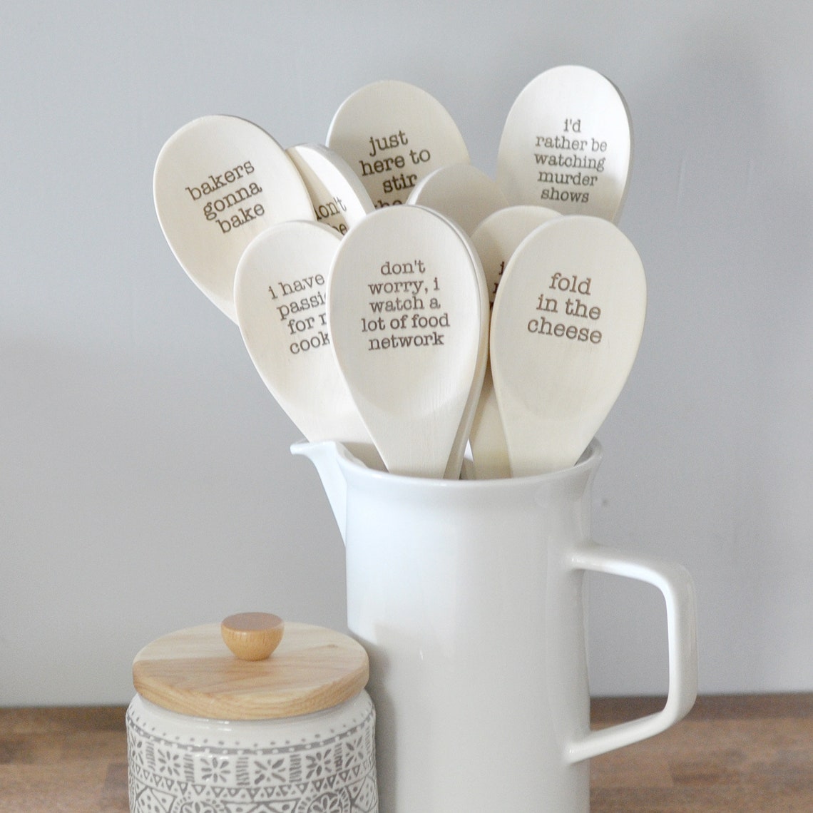Funny Wood Spoons Engraved With Messages - Individual or a Set - Etsy