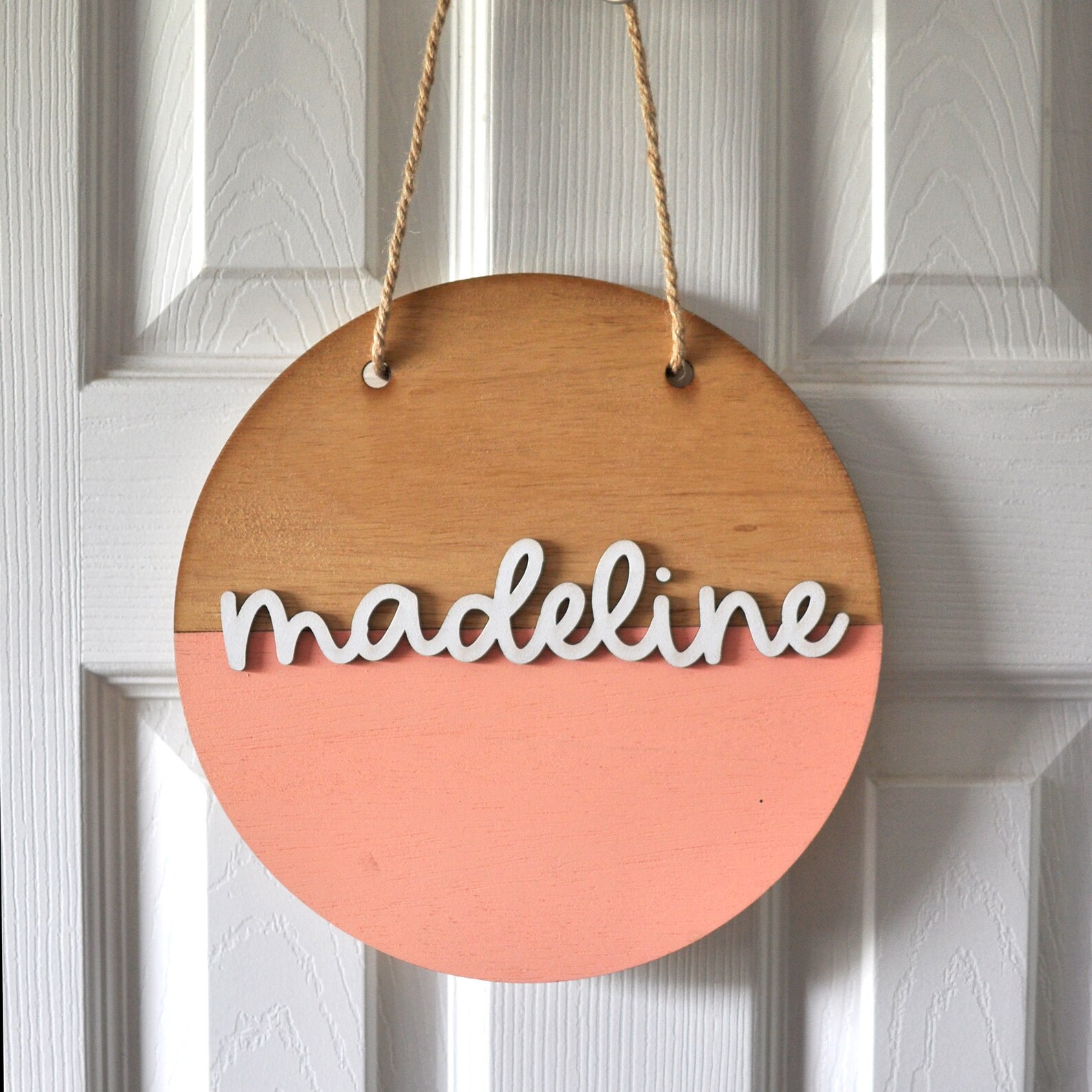 Modern Script Color Dip Name Sign - Etsy