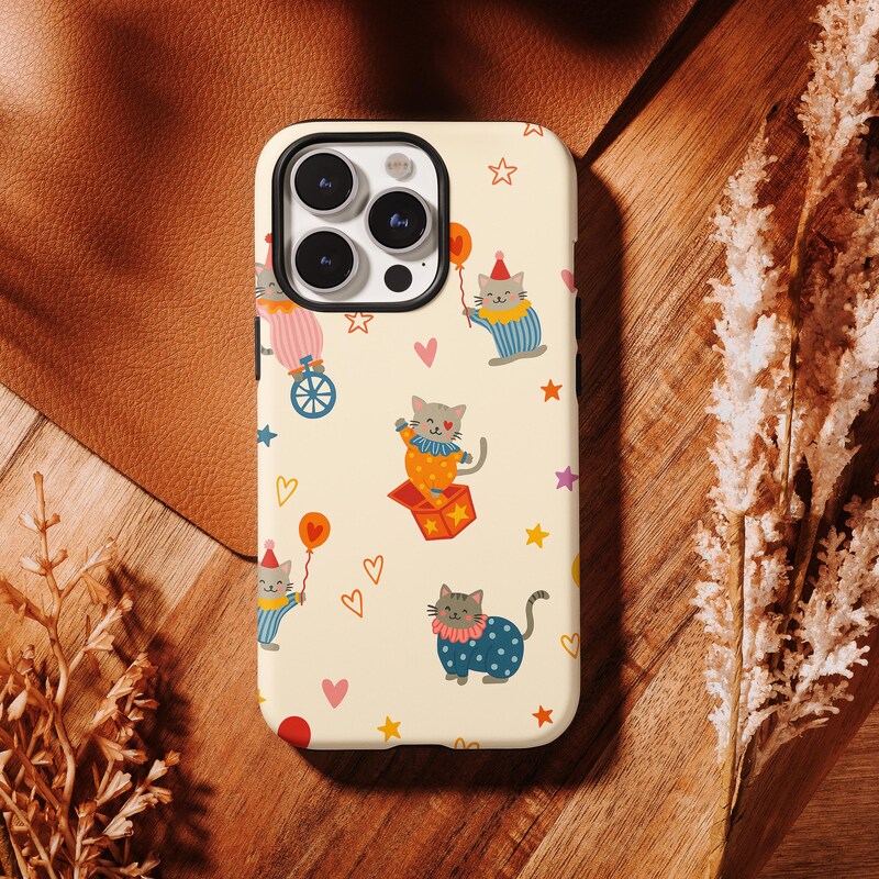 Cute Cat Phone Case - Etsy
