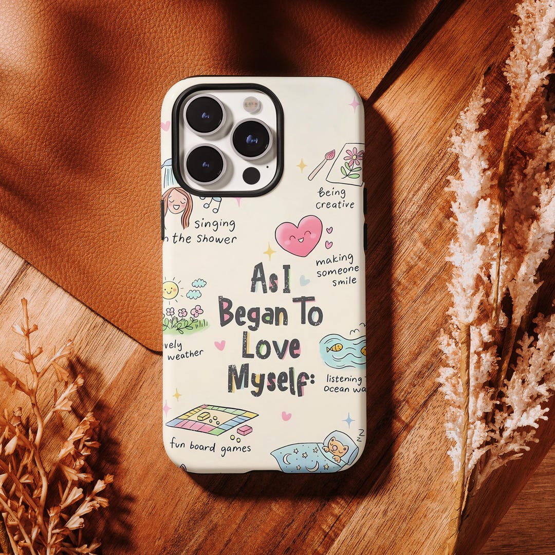 Self Care Affirmation Phone Case - Wellness Motivating Quotes Art for ...