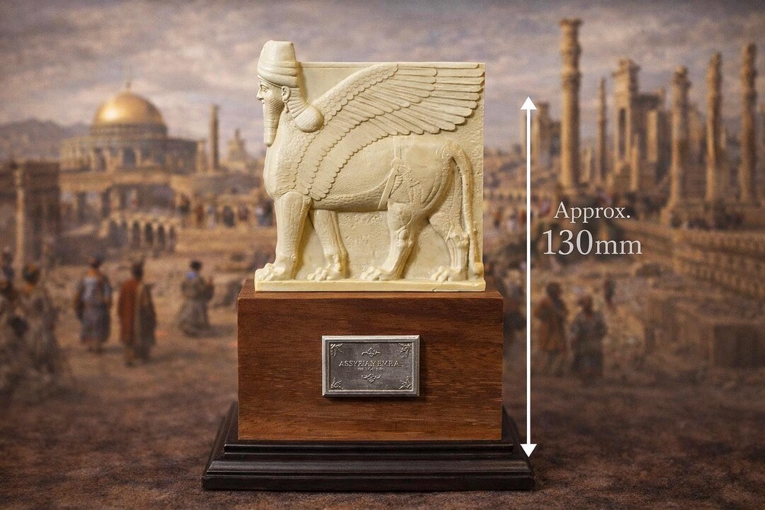 Assyrian Lamassu Relief Sculpture – Ancient Mesopotamian Guardian ...