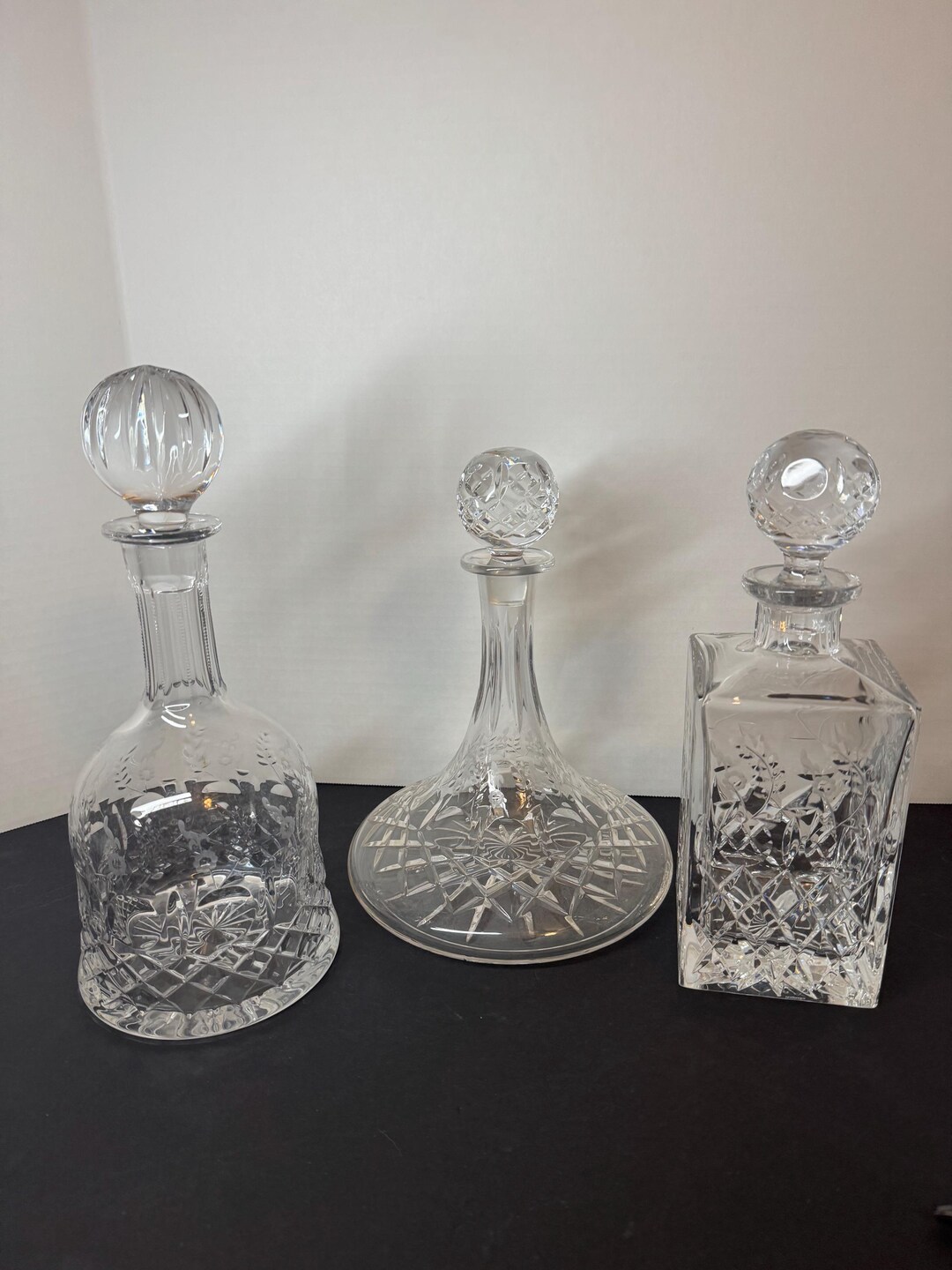 3 Assortment of Rogaska Gallia Crystal Decanter - Etsy