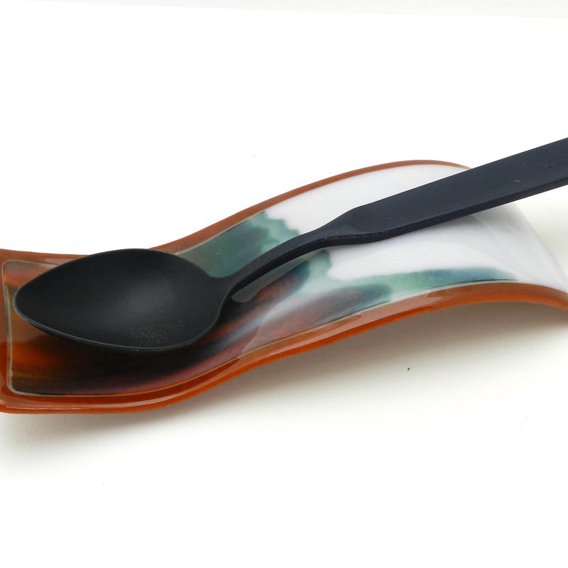 Glass Spoon Rest - Etsy