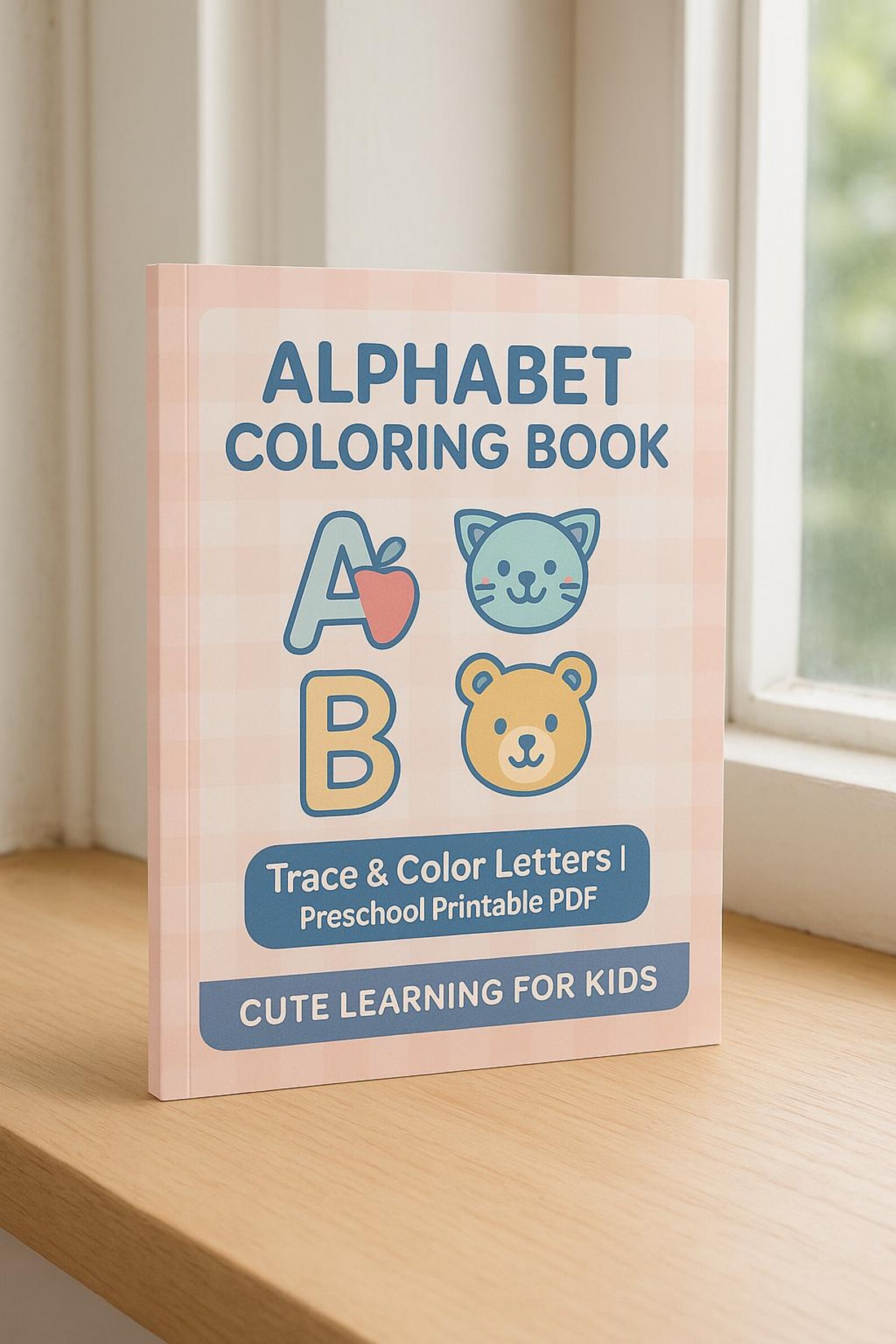 Alphabet Coloring Book A-Z , Trace and Color Letters, Preschol ...