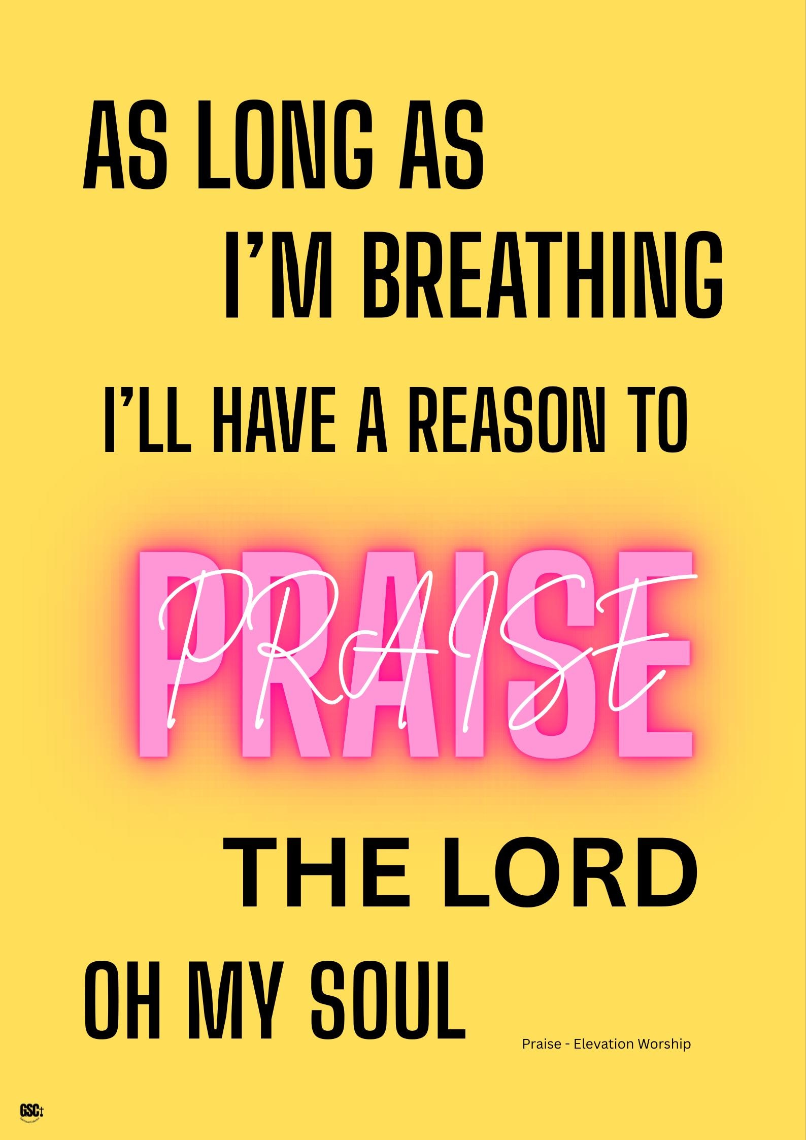 Christian Wall Art - Praise the Lord Oh My Soul Quote - Elevation ...