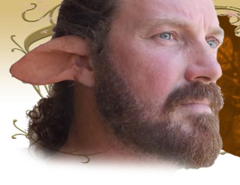 Satyr Faun Gelfling Fairy Elf Cosplay LARP Halloween Latex Pointed Ears ...