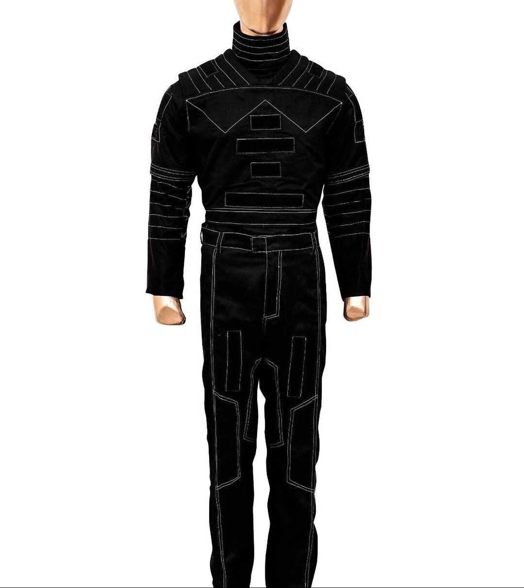 Mandalorian Star Wars Black Mando Flight Suit | Custom 3-piece Beskar ...