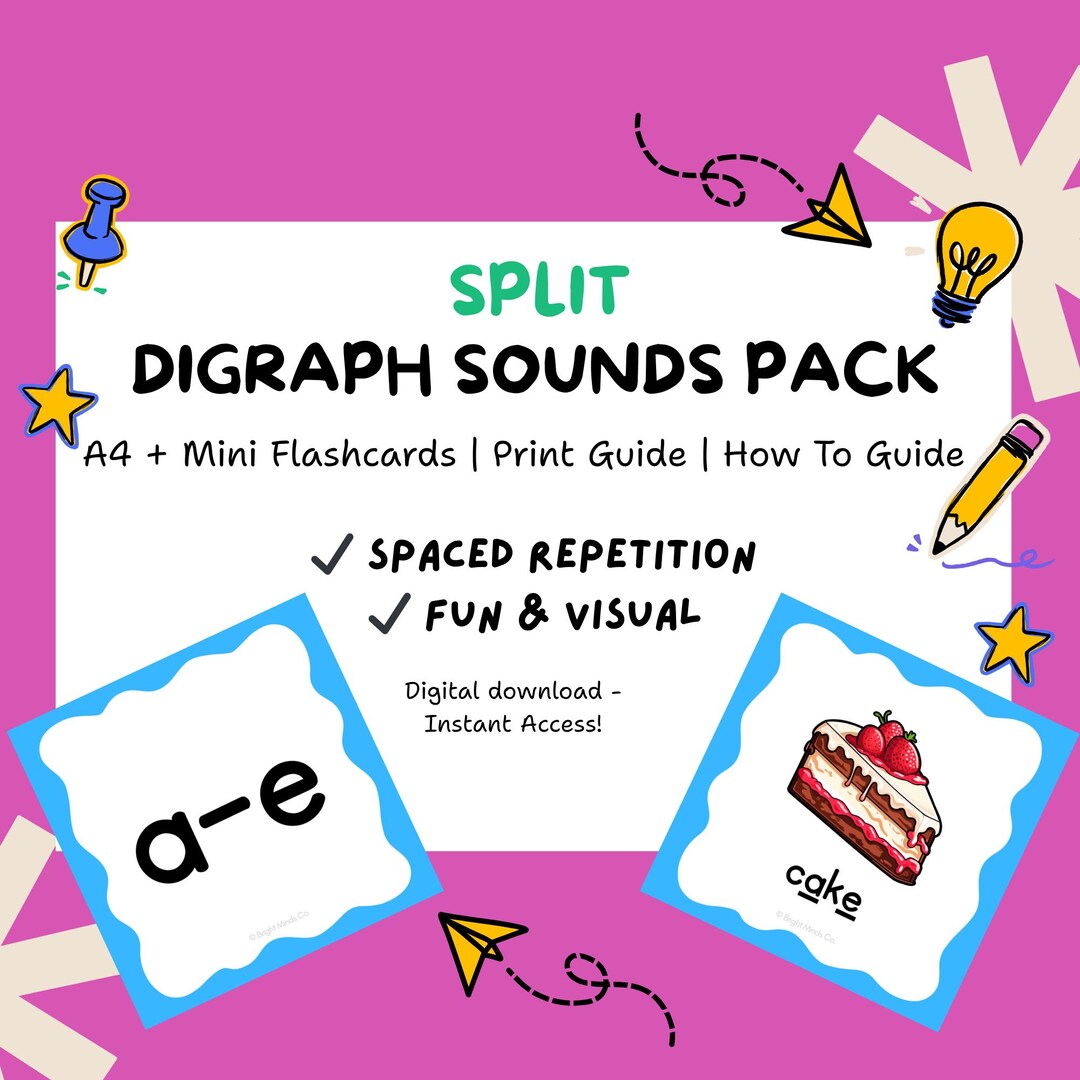 Digraph Sounds Flashcards Pack | Evidence Based Phonics Teaching Tool ...