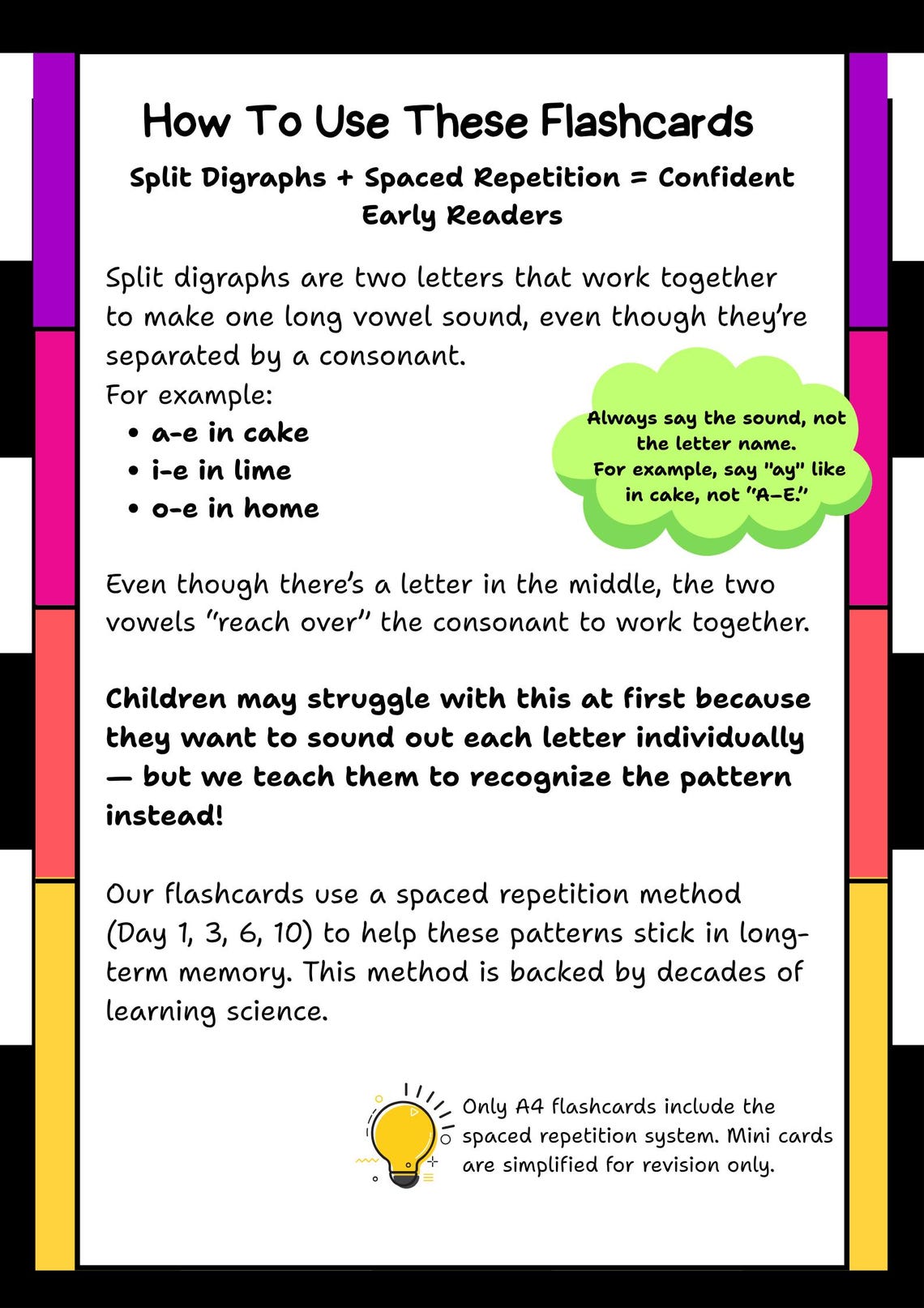 Digraph Sounds Flashcards Pack | Evidence Based Phonics Teaching Tool ...