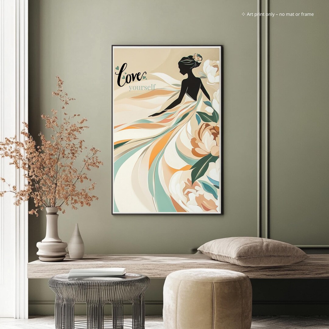 Self-love Wall Art, Inspirational Poster, Emotional Healing Printable ...