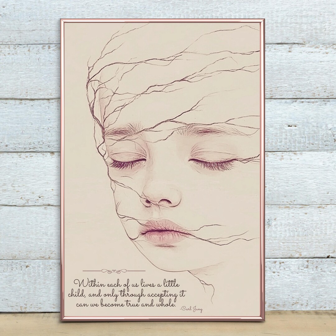 Inner Child Healing Art Print: Therapy Office Decor (digital Download ...
