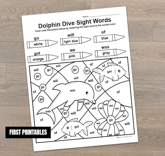 Sight Word Coloring Pages For Kids [2025]