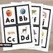ABC Alphabet Flashcards Learning to Read Letters Kindergarten Pre K ...