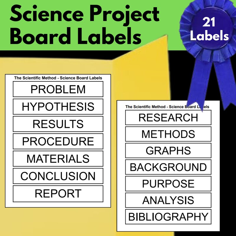Science Labels - Etsy
