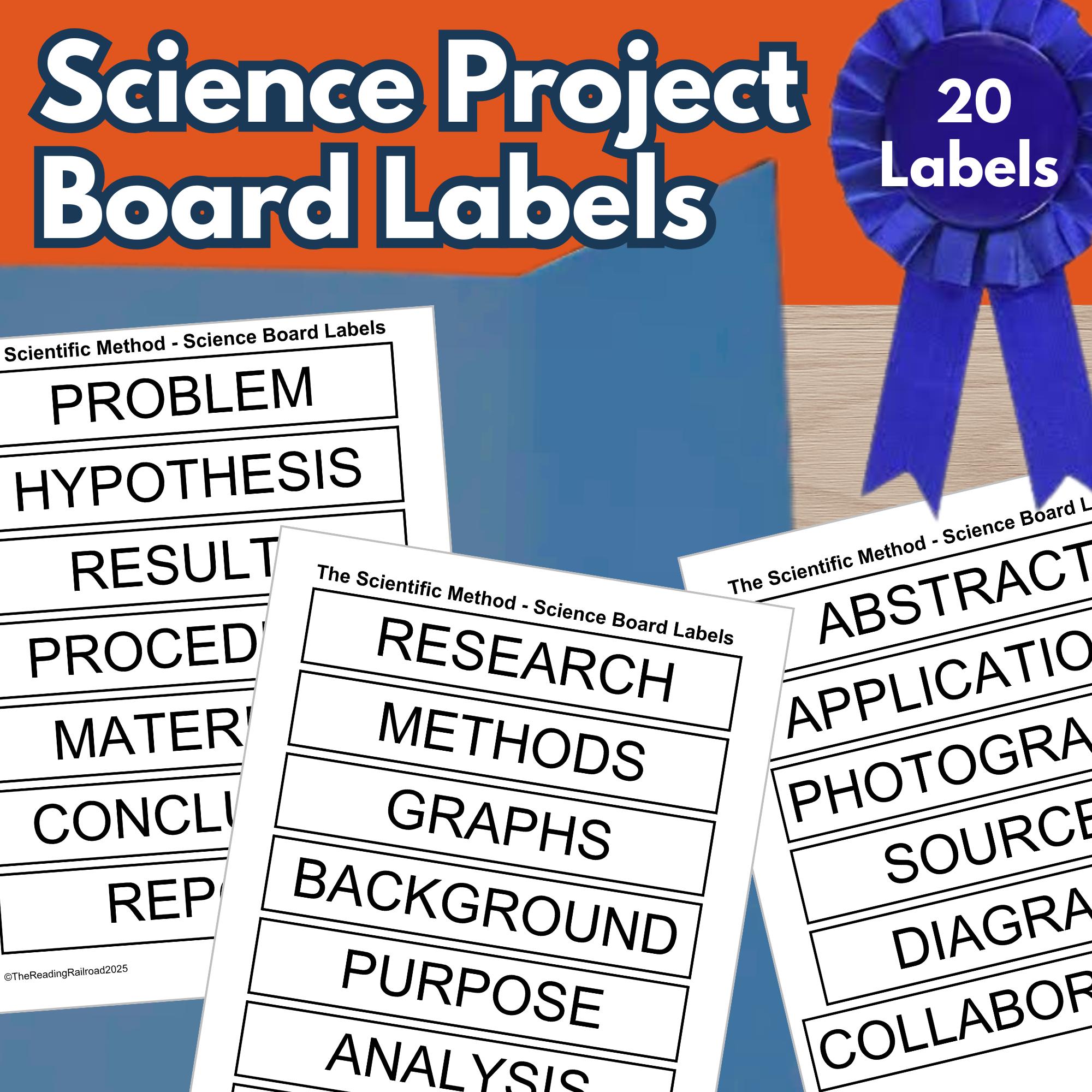 Science Fair Display Board Template