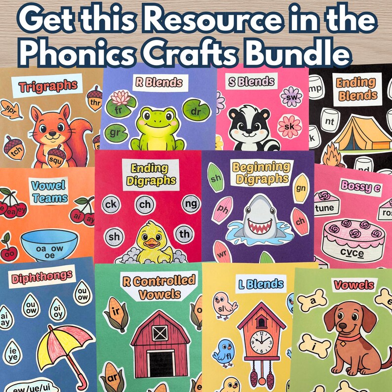 Anchor Chart R Controlled Vowels Phonics Craft Art Project Bossy R 1st ...