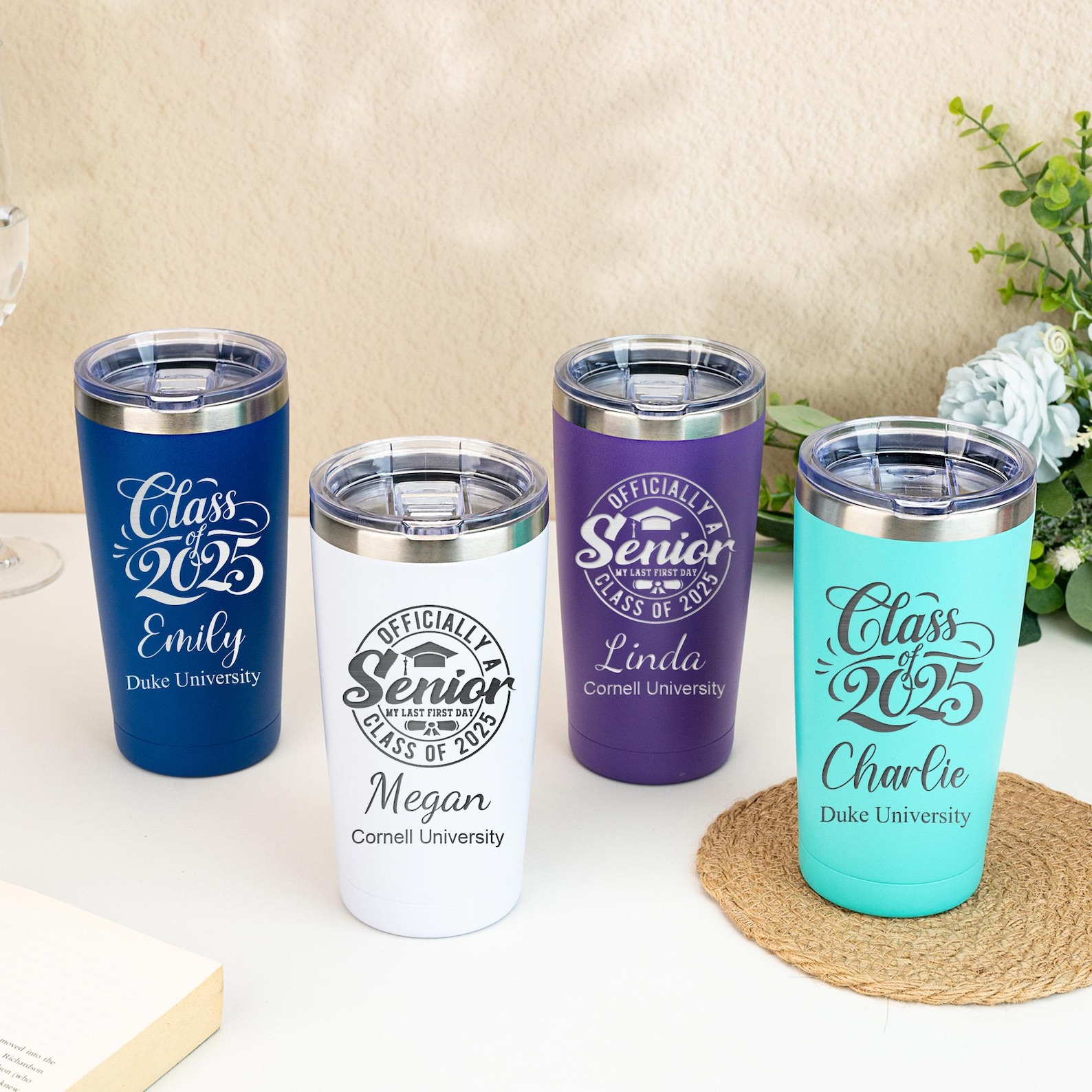 Engraved Graduation Tumbler,custom Graduation Tumbler With Name,seniors ...