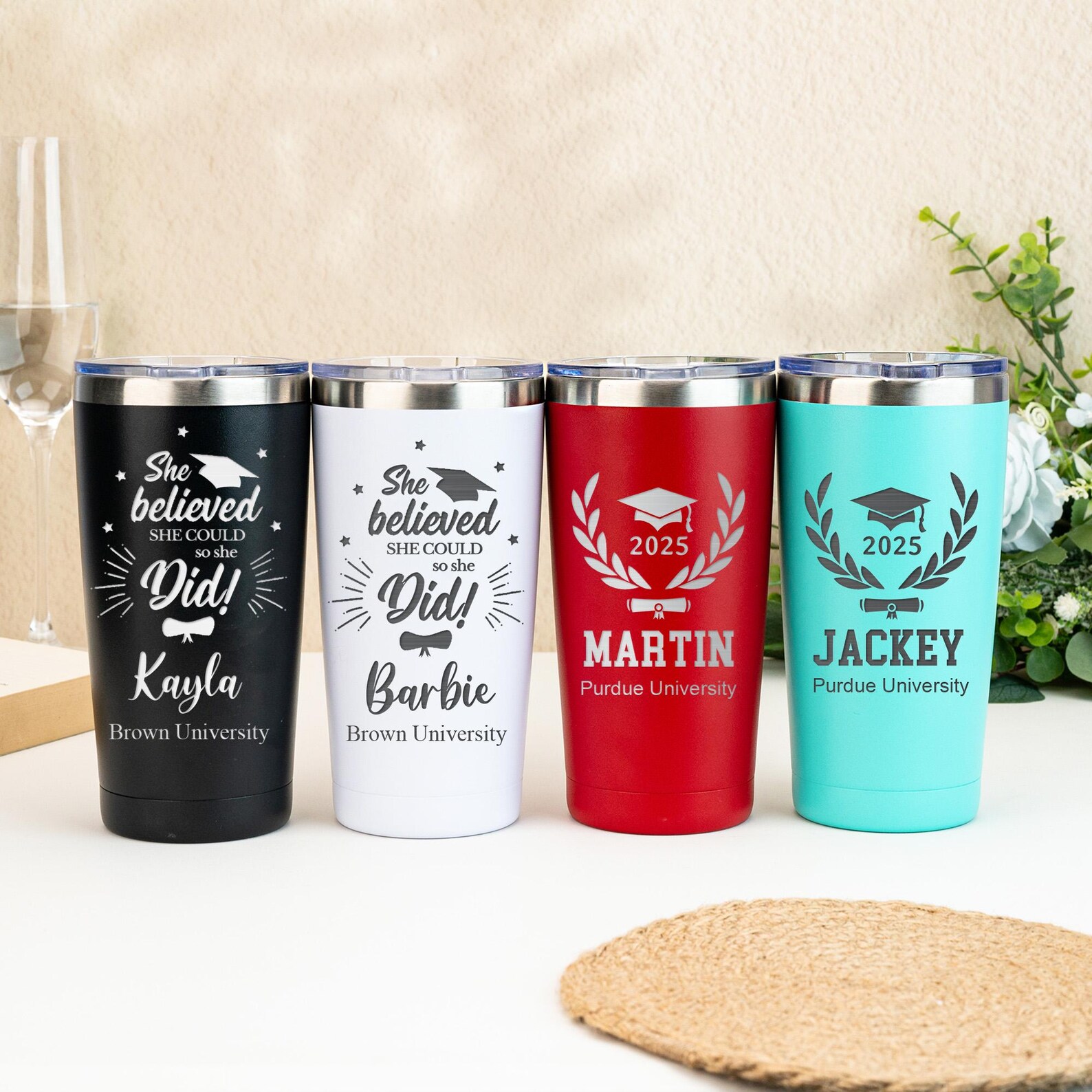 Engraved Graduation Tumbler,custom Graduation Tumbler With Name,seniors ...
