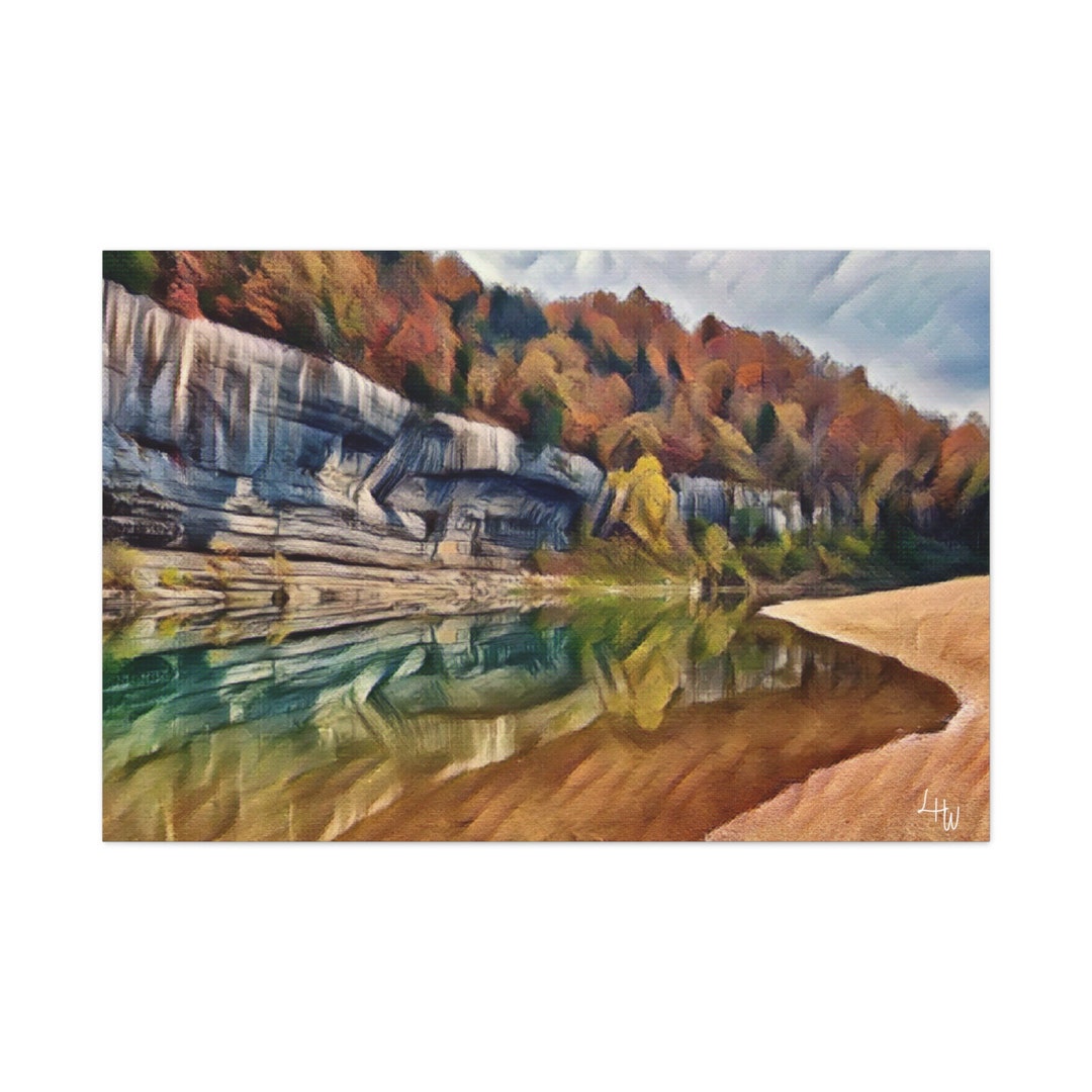 Buffalo River Rock Cliffs Kyle's Landing Arkansas Kayak - Etsy