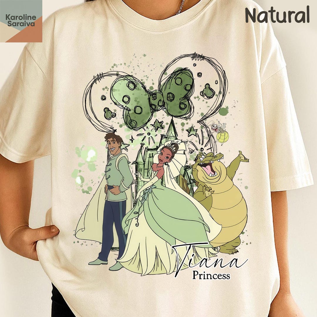 Princess Tiana Shirt, Princess and the Frog Tee, Cute Tiana Disney Top ...