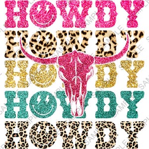 Howdy Smile Face PNG, Western Country Southern Cowgirl Rodeo Design ...