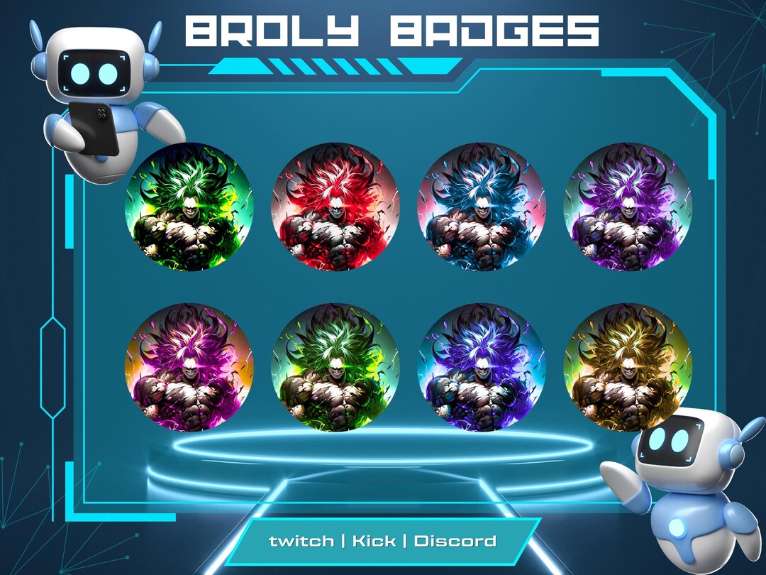 Anime Streamer Badges PNG for Twitch & Youtube | Fictional Sub Bit ...
