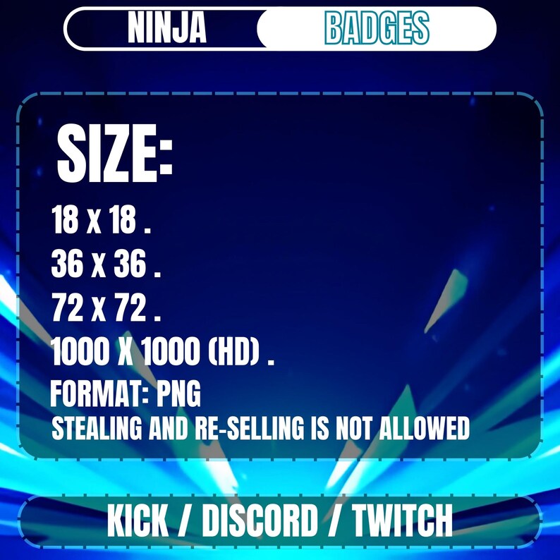 Ninja Twitch Subscriber Badges PNG | Stealth Warrior Sub & Bit Icons ...