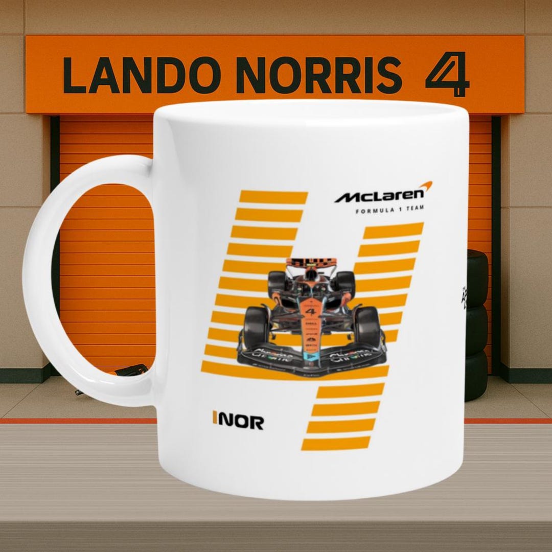 Lando Norris #4 Mug: Mclaren F1 Driver Gift for Racing Fans - Etsy UK