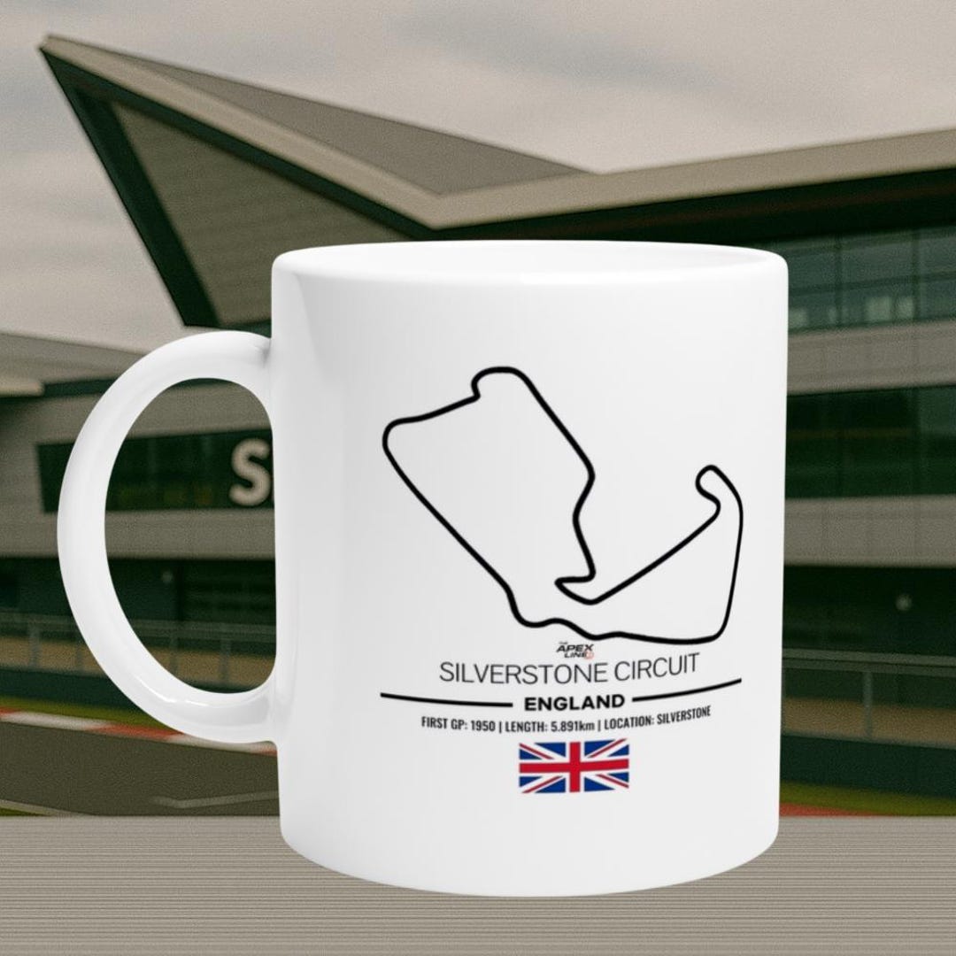 Silverstone Circuit Mug: British Grand Prix Inspired Gift for ...