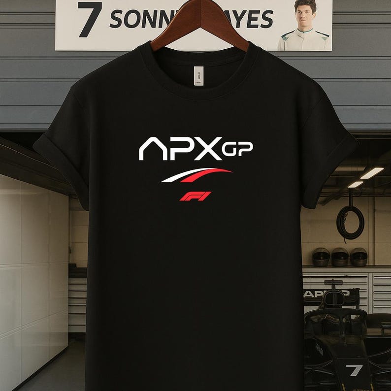 APXGP T-shirt | F1 Movie Inspired Motorsport Tee | Formula 1 Fan Shirt ...