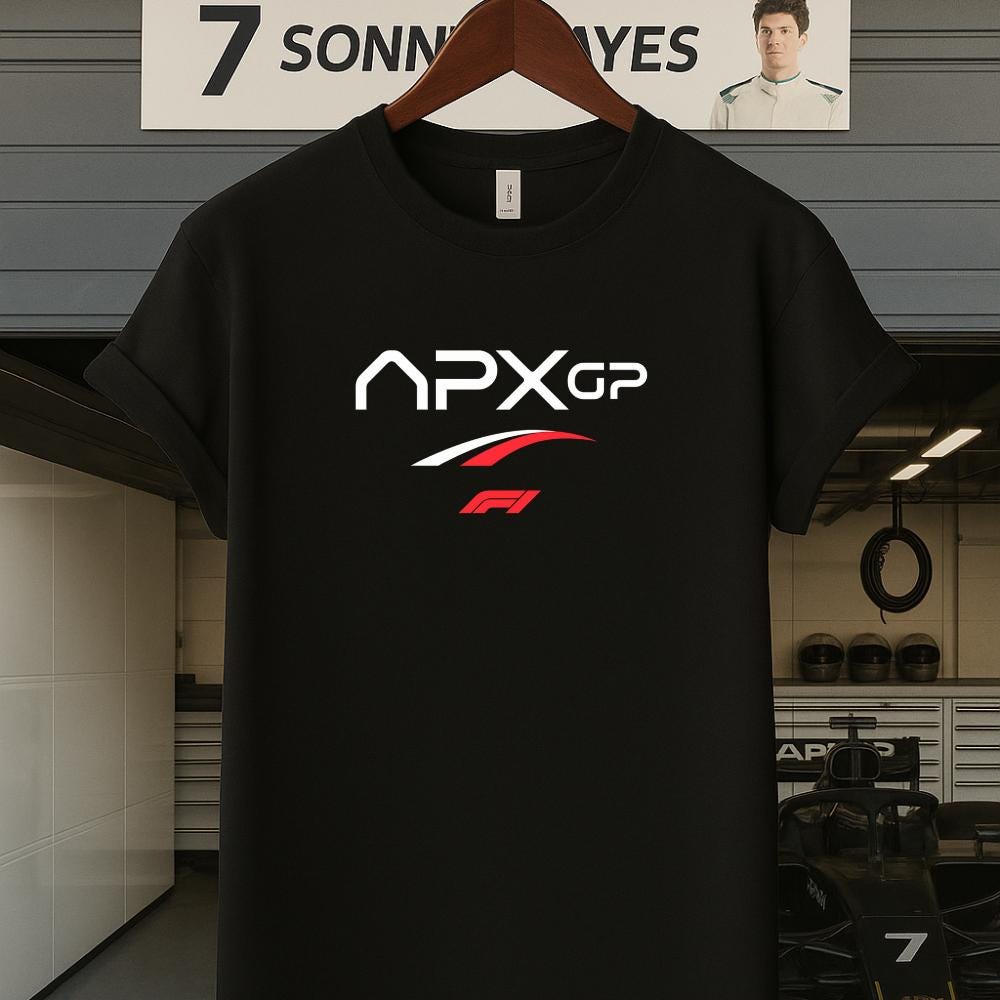 APXGP T-shirt | F1 Movie Inspired Motorsport Tee | Formula 1 Fan Shirt ...