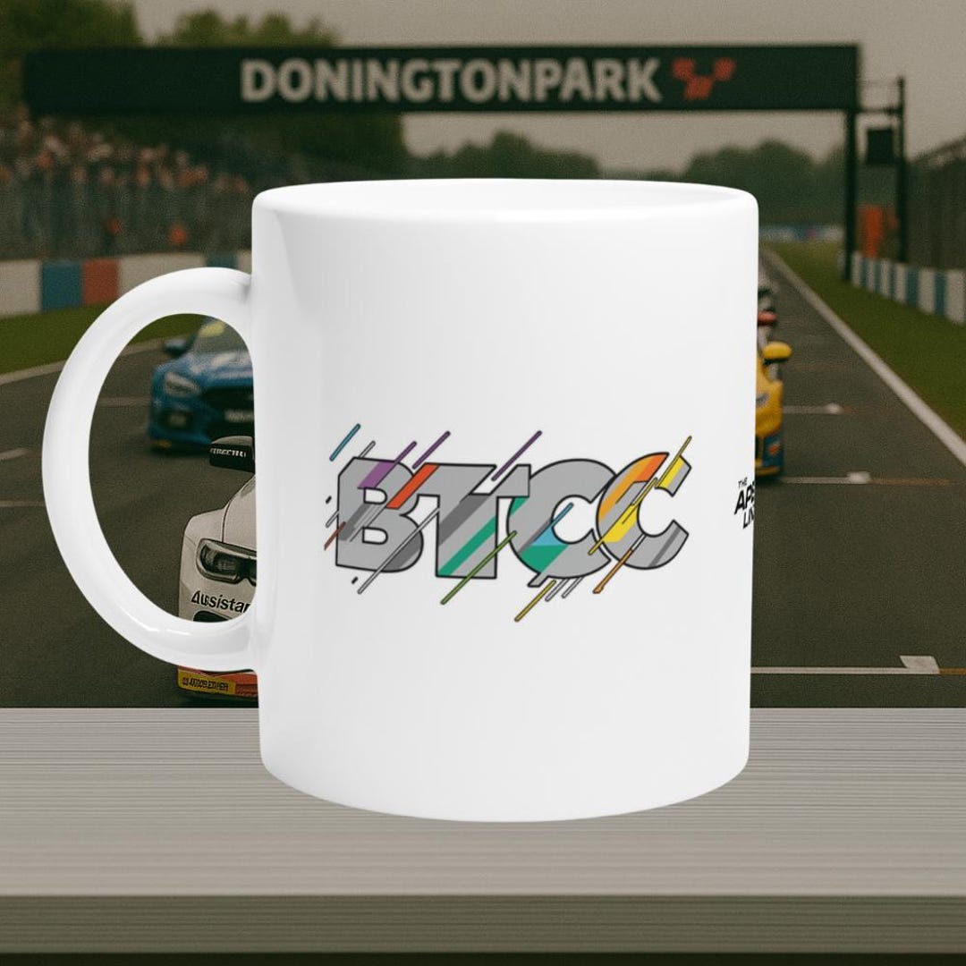 BTCC Inspired Ceramic Mug: Modern Motorsport Gift - Etsy