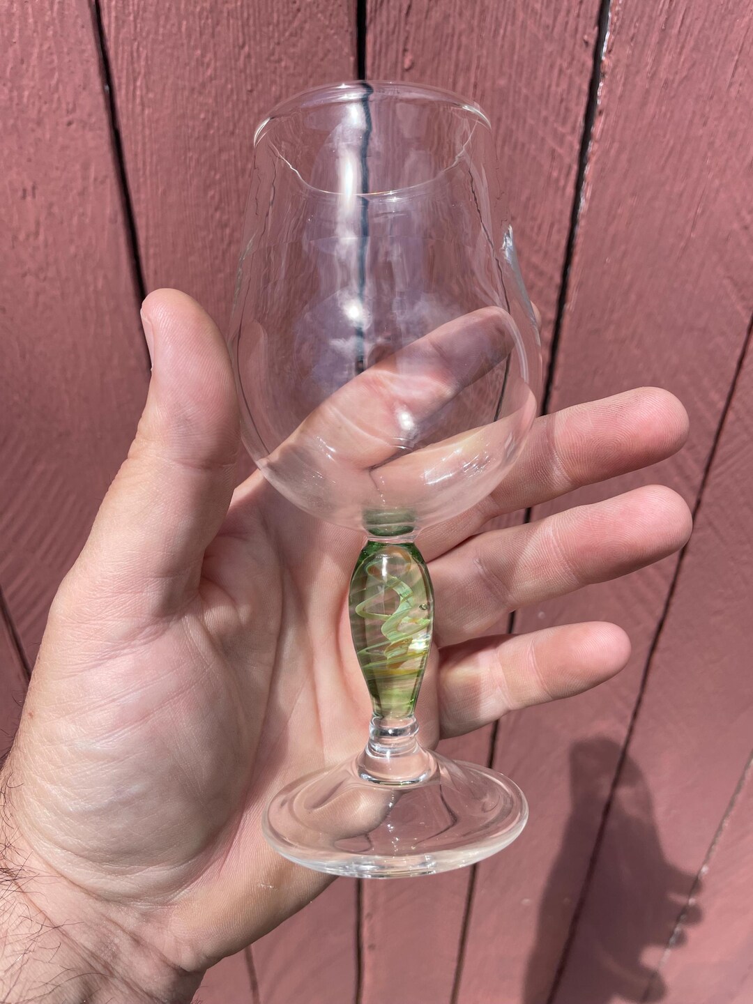 Handblown Wineglass - Etsy