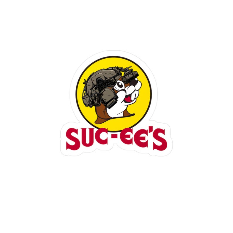 Vinyl Decal Sticker, Buc-ee's Parody Tactical Version, Funny Car Decal ...