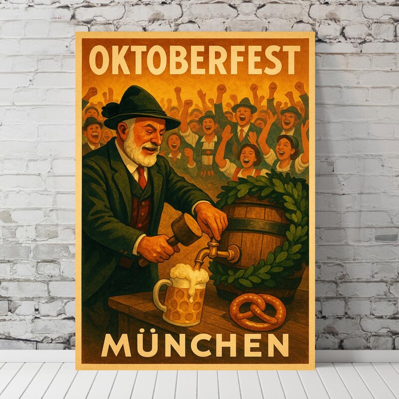 German Beer Posters - Etsy