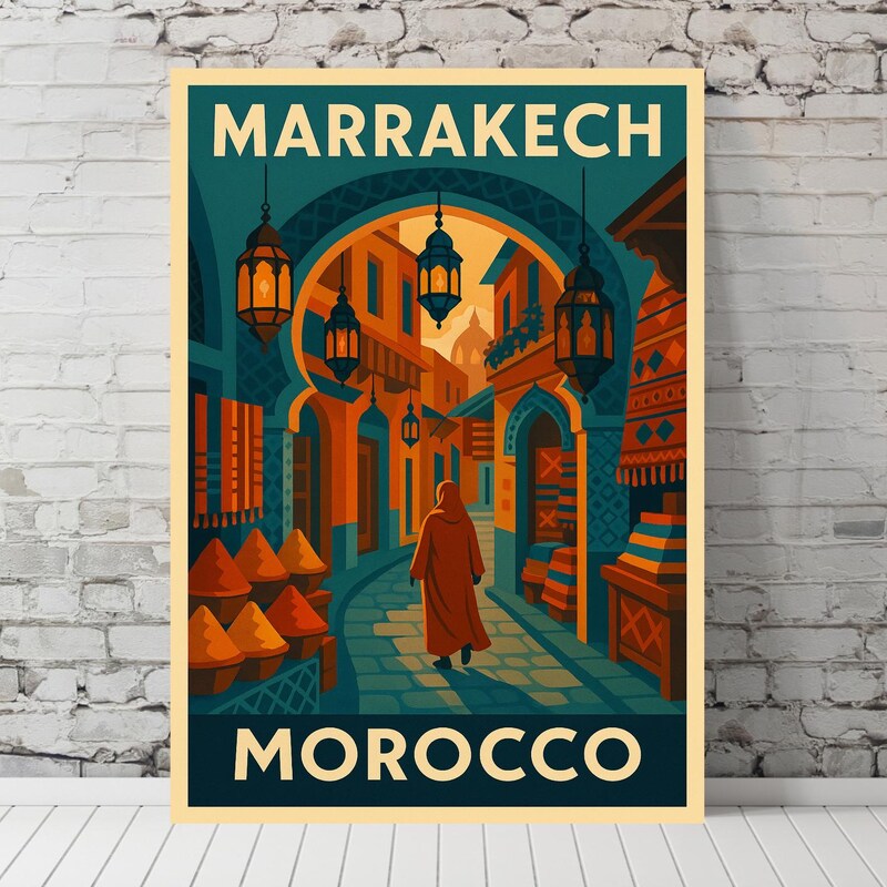 Marrakech Poster - Etsy
