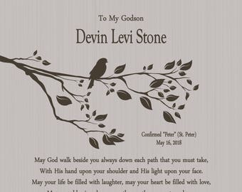 Personalized Confirmation Gift Gifts of the Spirit 5x7 Art Print - Etsy ...