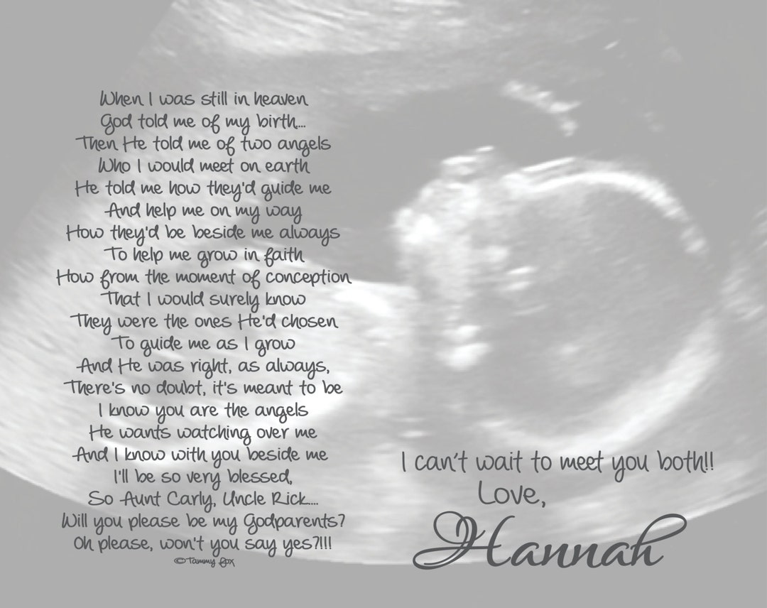 Godmother Proposal-godfather Proposal-godparents Proposal-custom ...