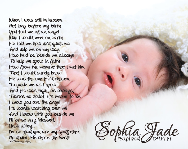 Godparents Thank You-Godmother Thank You-Godfather Thank | Etsy