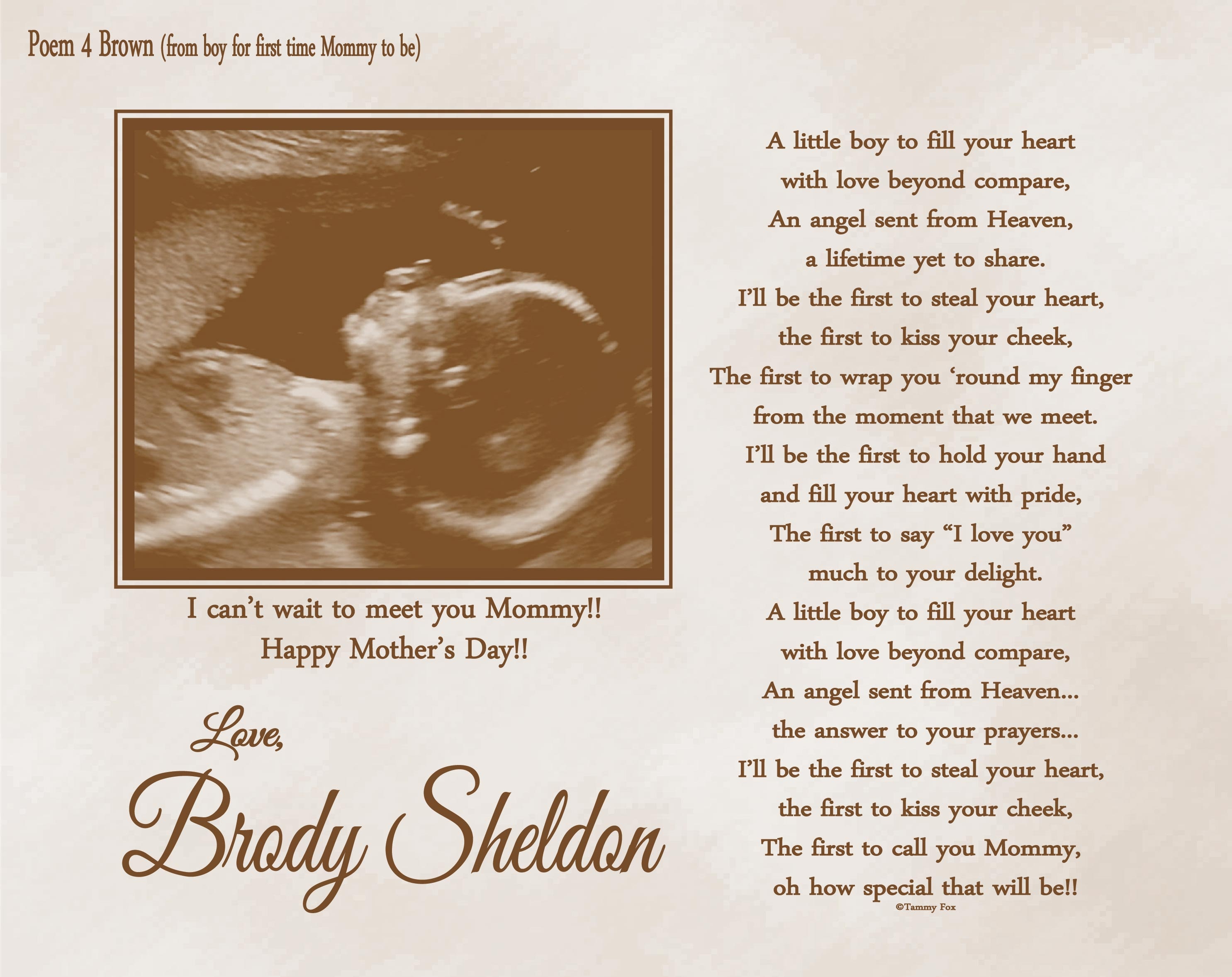 Unborn Baby Poems To Mommy