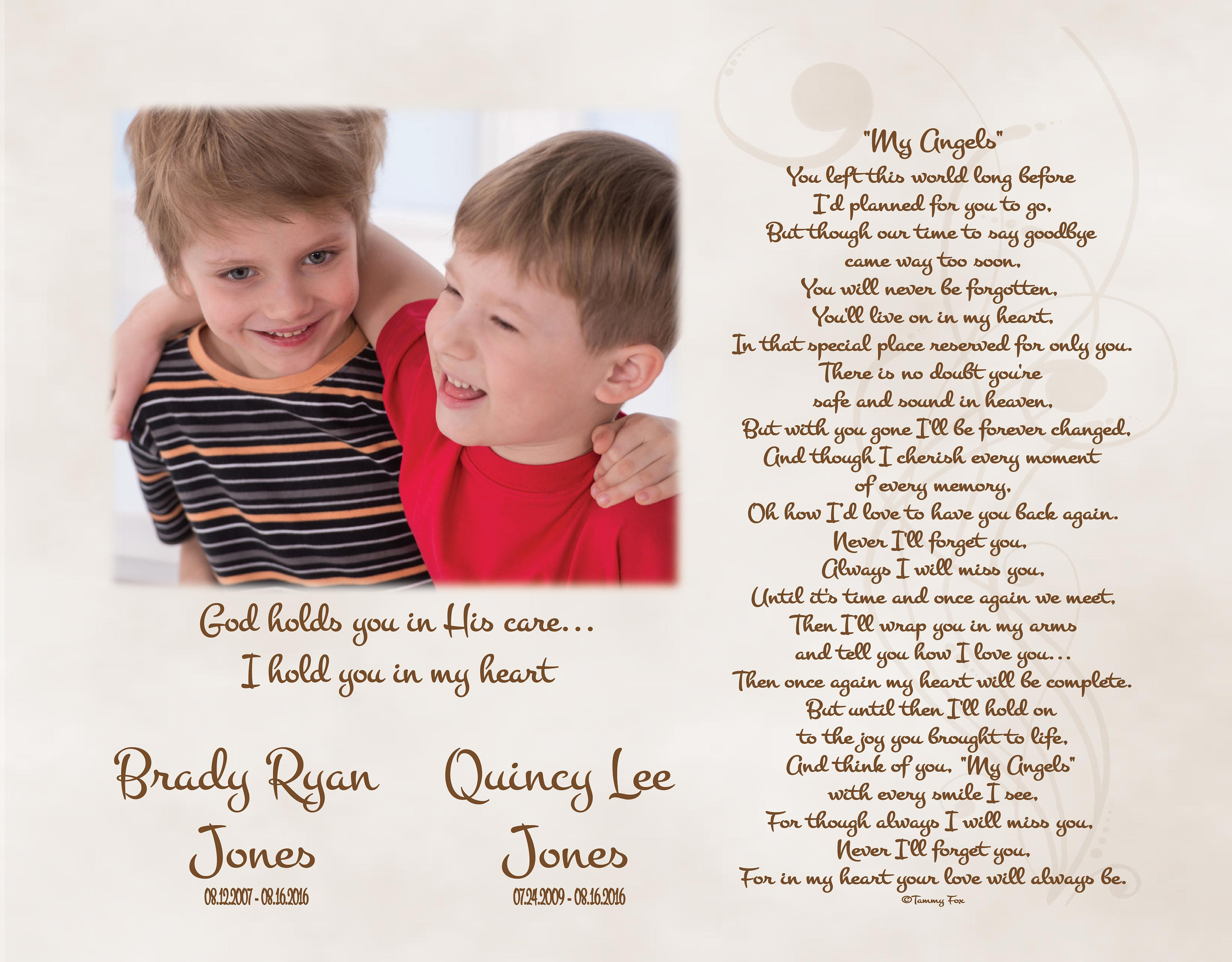 Memorial Print-in Loving Memory-daughter in Heaven-son in - Etsy UK