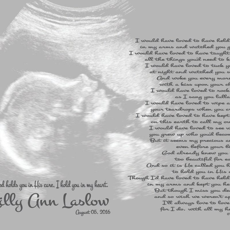 Miscarriage Poem - Etsy