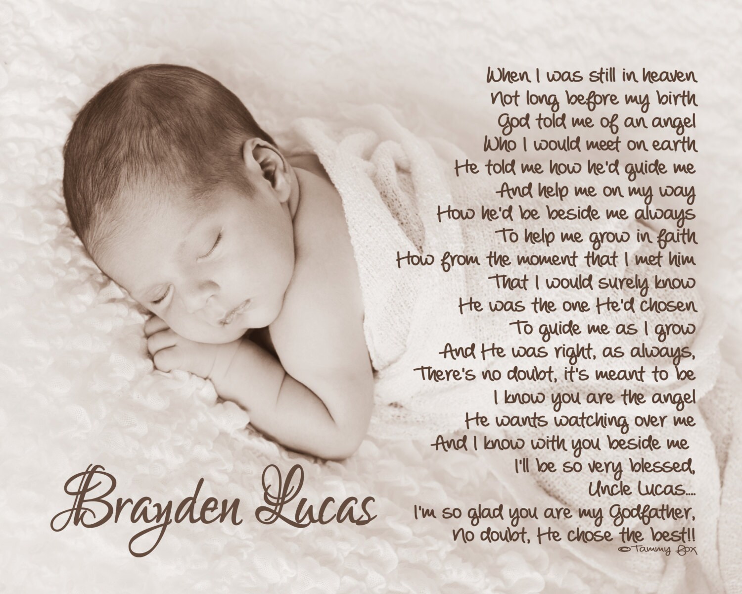 Godparents Thank You-Godmother Thank You-Godfather Thank | Etsy