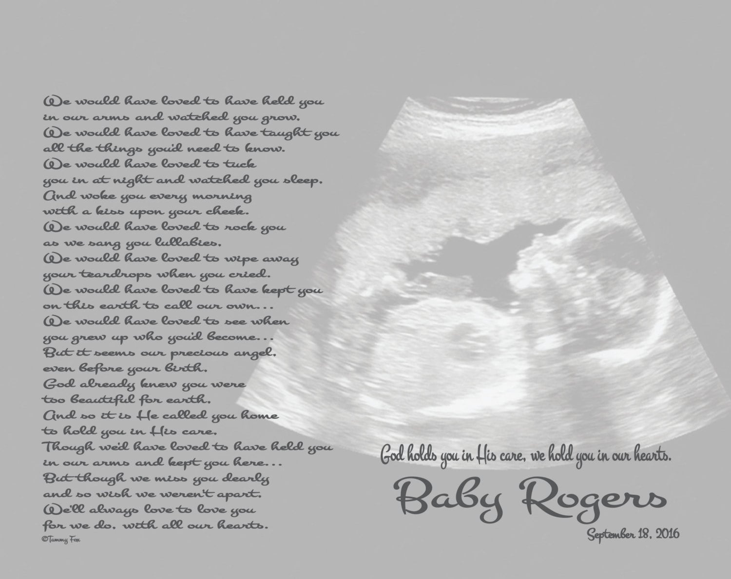 Miscarriage Remembrance Photo Print-miscarriage Sympathy Gift ...