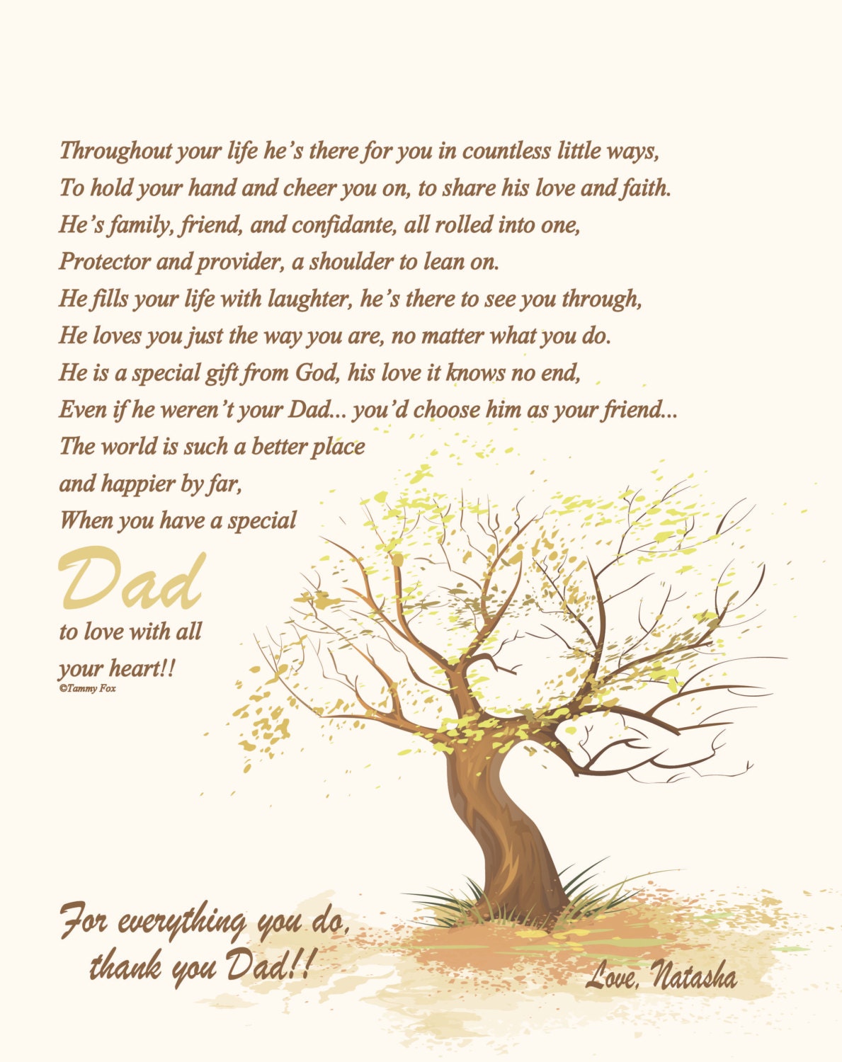 To Dad from Daughter-To Dad from Son-To Dad from | Etsy